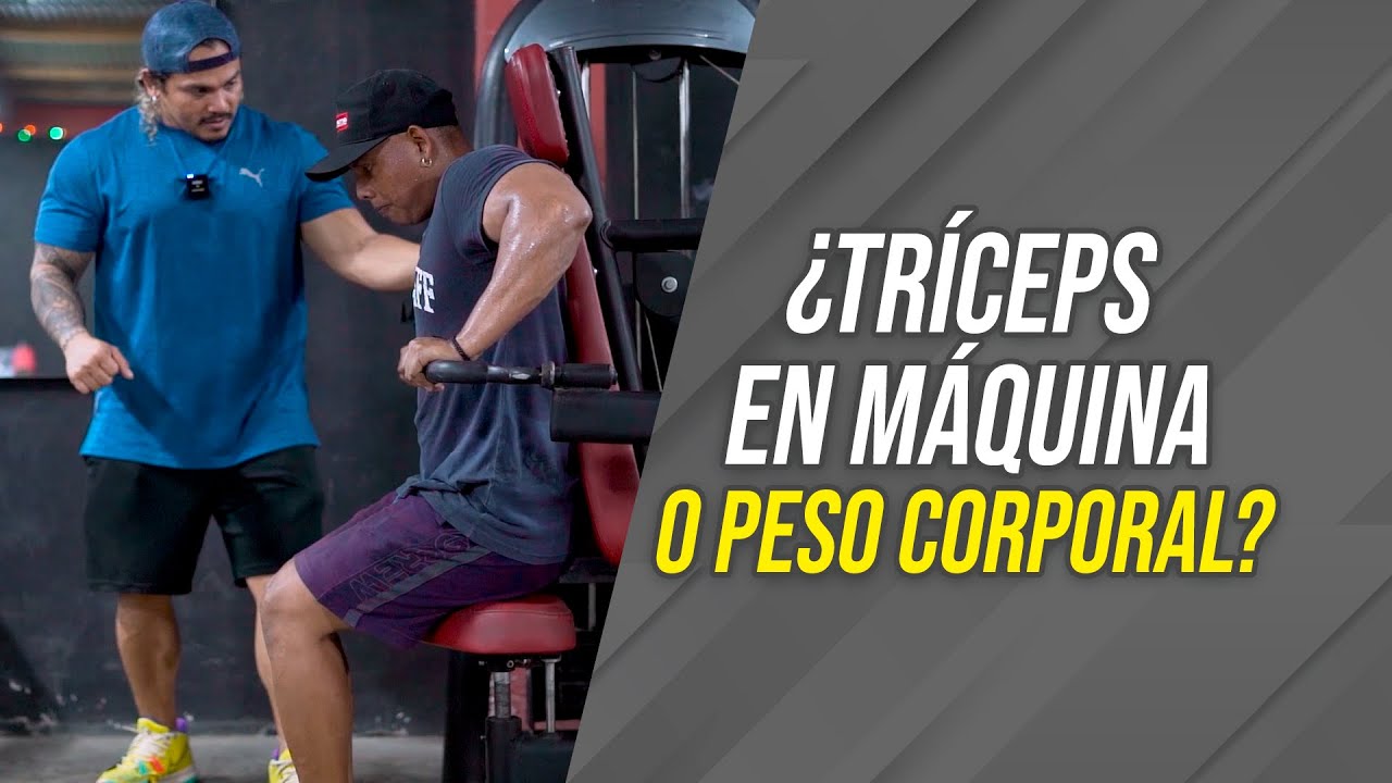¿TRÍCEPS EN MÁQUINA O PESO CORPORAL? | Frank Serapión. - YouTube