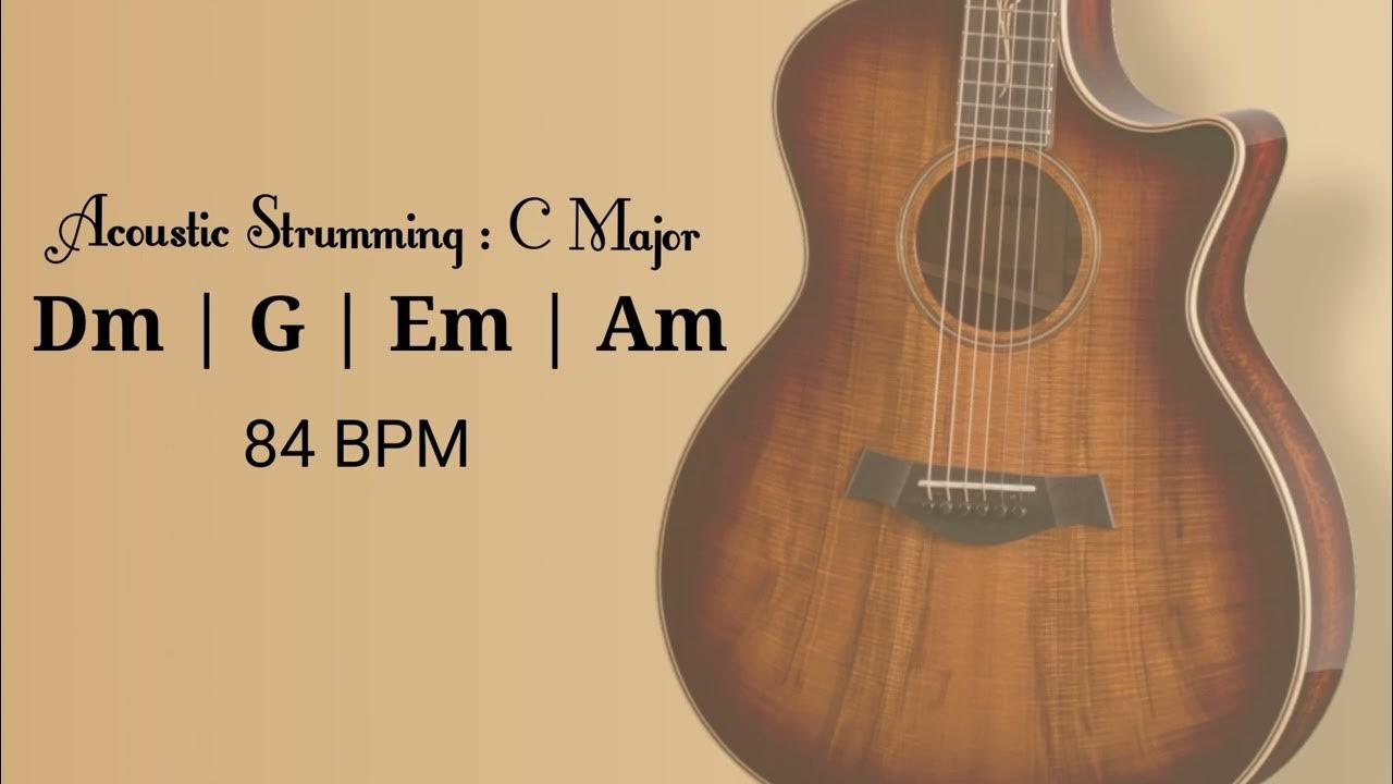 Acoustic Guitar Loop Strumming 84 BPM [ Dm G Em Am ] - YouTube