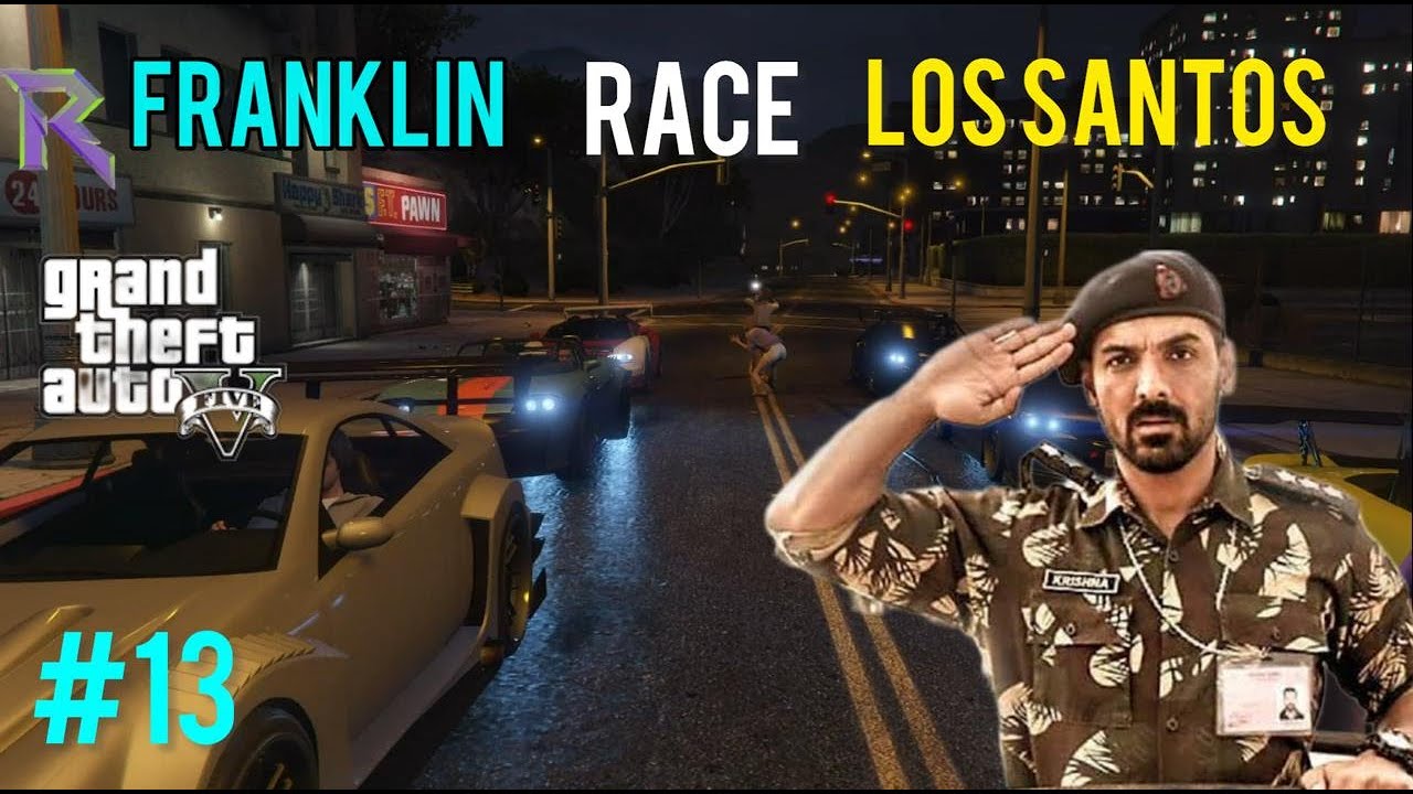 FRANKLIN RACE LOS SANTOS | GTA V GAMEPLAY #13 - YouTube