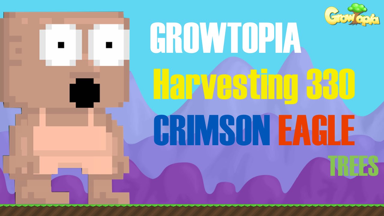 GrowTopia | Harvesting 330 Crimson Trees! - YouTube