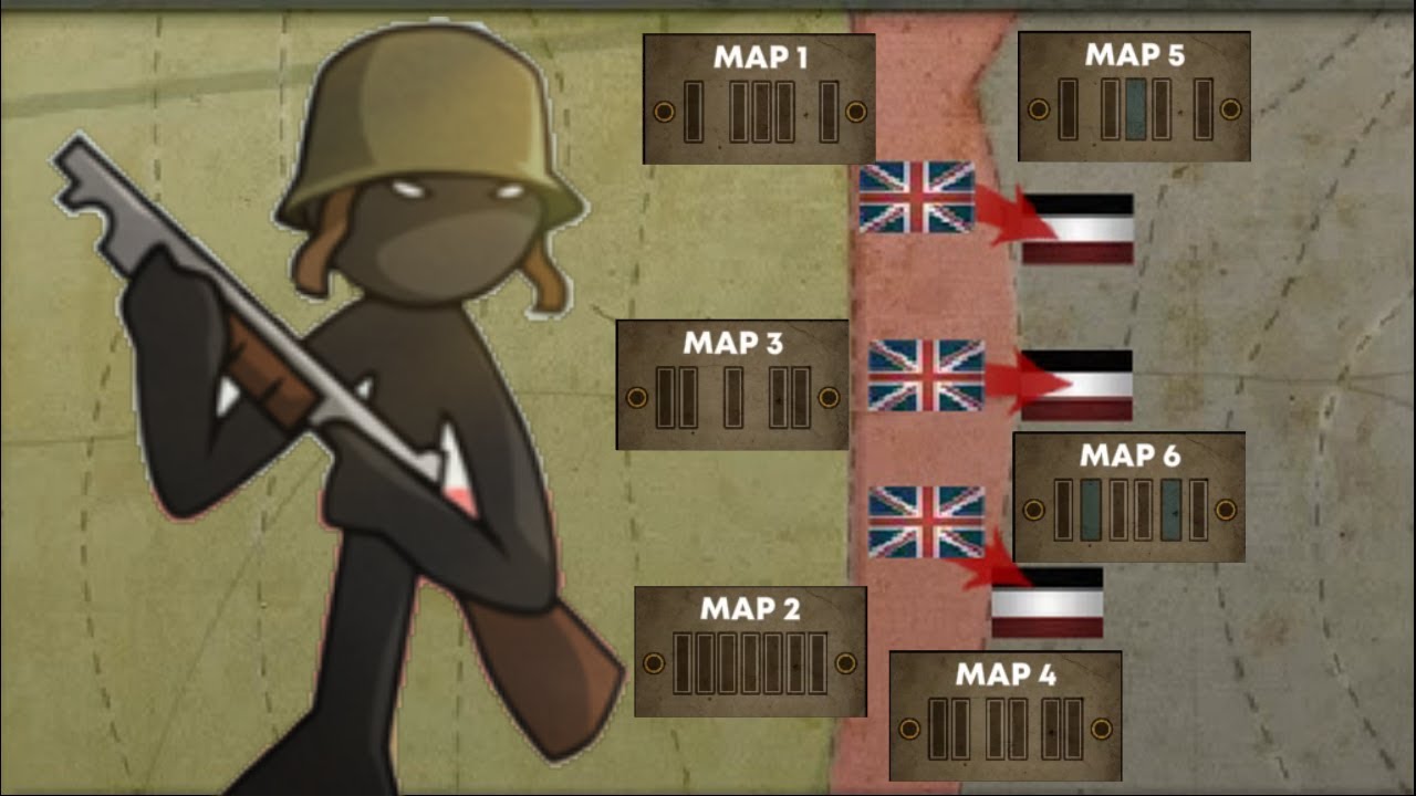 I Conquered All Maps In Stickman Trenches - YouTube