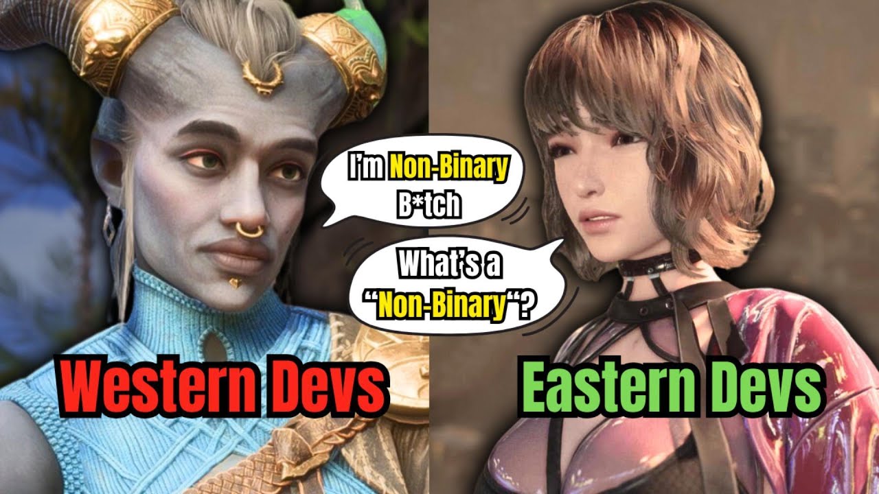 Female Characters Made by WOKE Western Devs Vs. Female Characters Made by Eastern Devs - YouTube