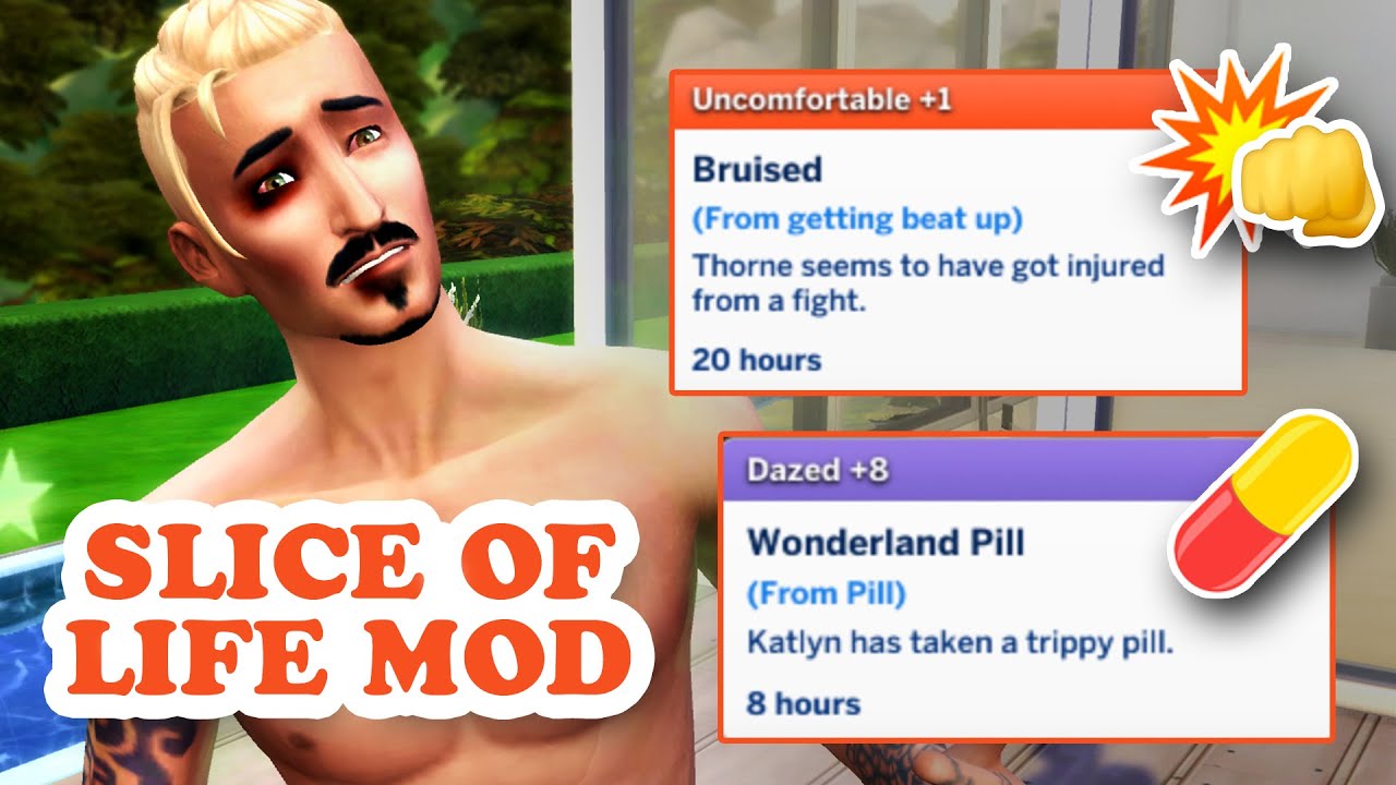 BRUISES 😱, PIMPLES, PERIODS, FACE MASKS AND MORE! | Slice of Life Mod ...