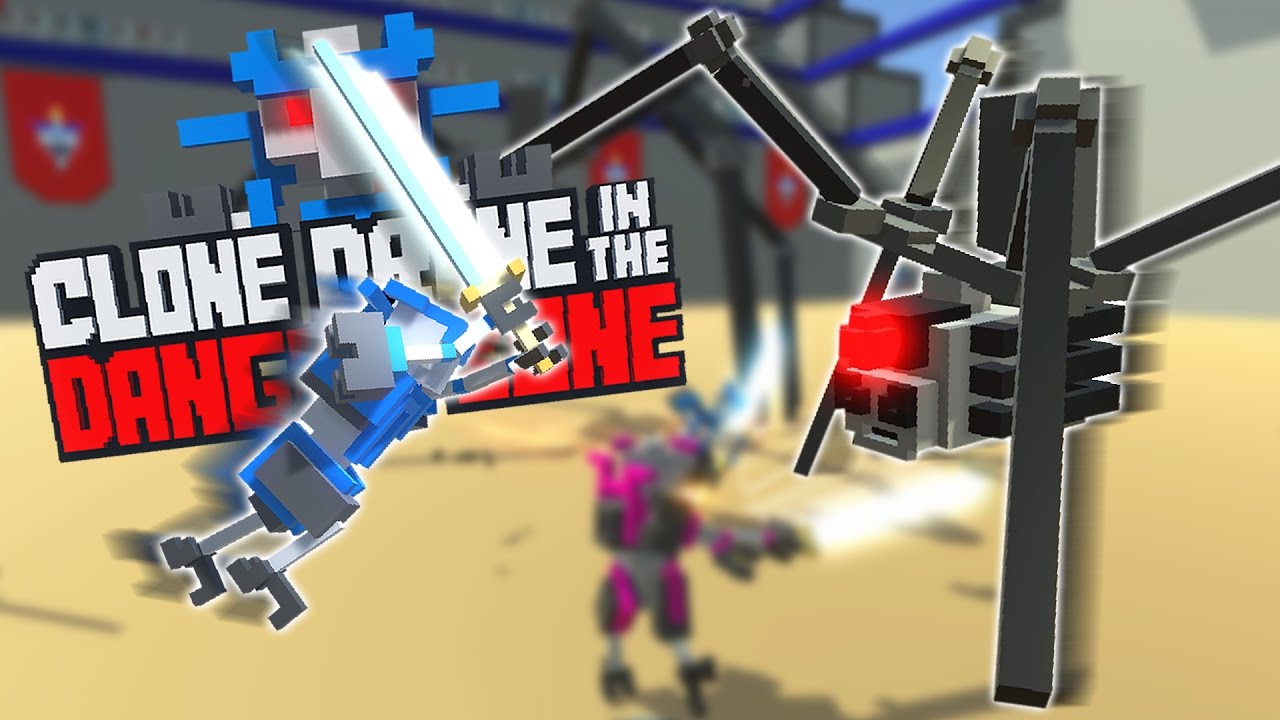 DEATH TO SPIDERTRON! - Clone Drone in the Danger Zone #2 - YouTube