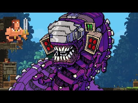 Broforce (PC) All Bosses (No Damage) - YouTube