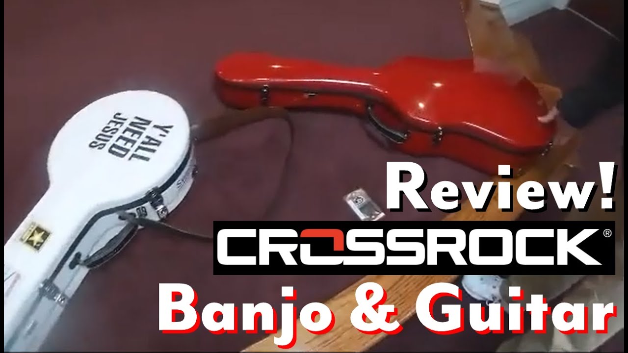 Crossrock CRF2000 Fiberglass Banjo and Guitar Case Review by Duane Hess ...