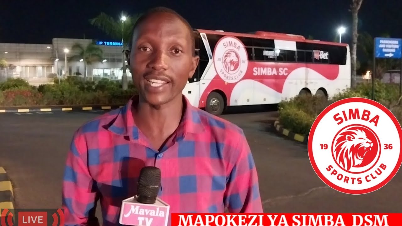 🔴#Live_KUTOKA UWANJA WA NDEGE DSM Mapokezi ya Simba Dar SIMBA WAFANYA ...