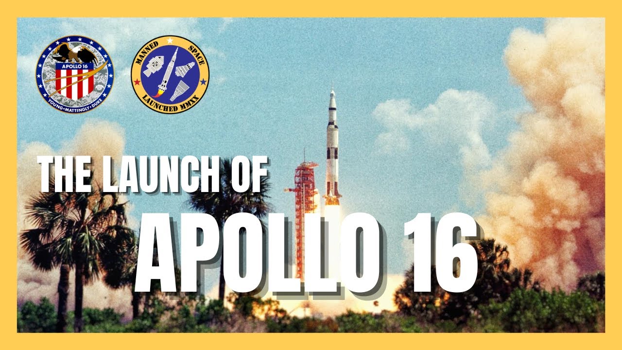 Launch of Apollo 16 | April 16, 1972 - YouTube