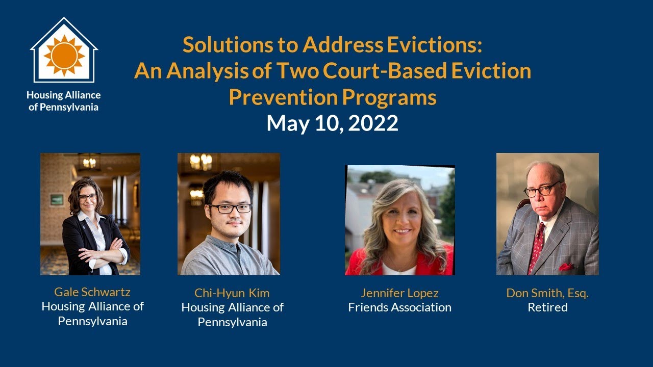Webinar: Solutions to Address Evictions: An Analysis of Two Court-Based ...