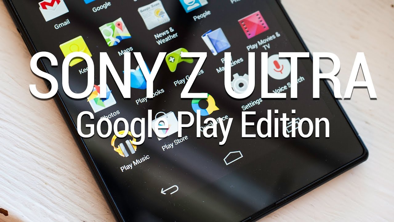 Sony Z Ultra Google Play Edition unboxing and hands-on - YouTube