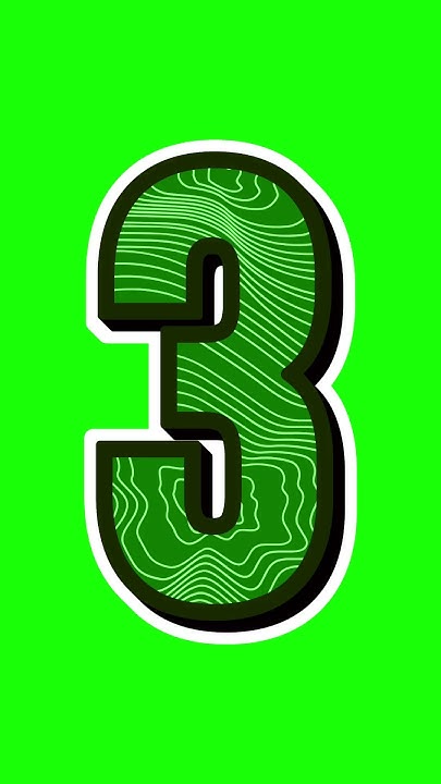 Green Screeen Coutdown Timer Countdown Art Animation Youtube