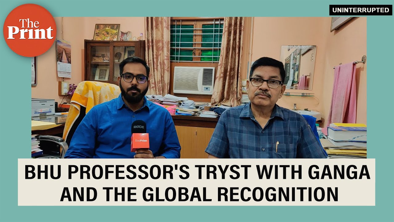 Ganga has been the lab for BHU professor Jitendra Pandey. It has earned ...