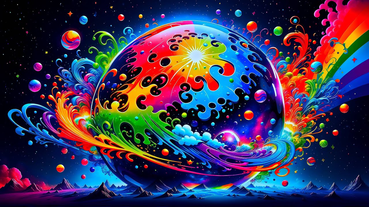 Colorful 4K UHD Abstract Art | Liquid Screensaver | No Sound ...