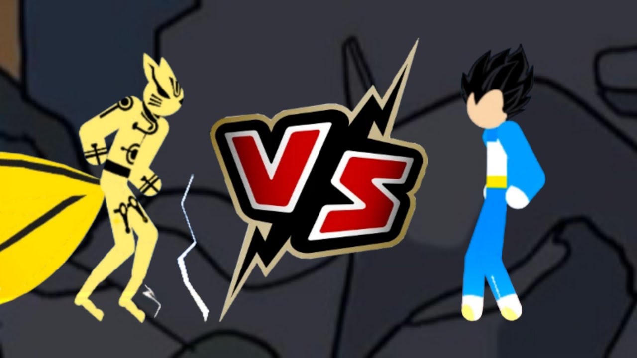 Stickman Warriors Fight | Hard Mode | Naruto Beast Vs Vegeta - YouTube