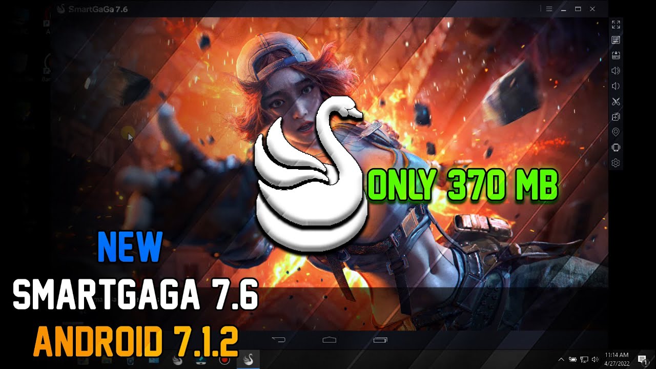 (New) SmartGaGa 7.6 Only 370 MB || Best Version For Free Fire ob33 On ...