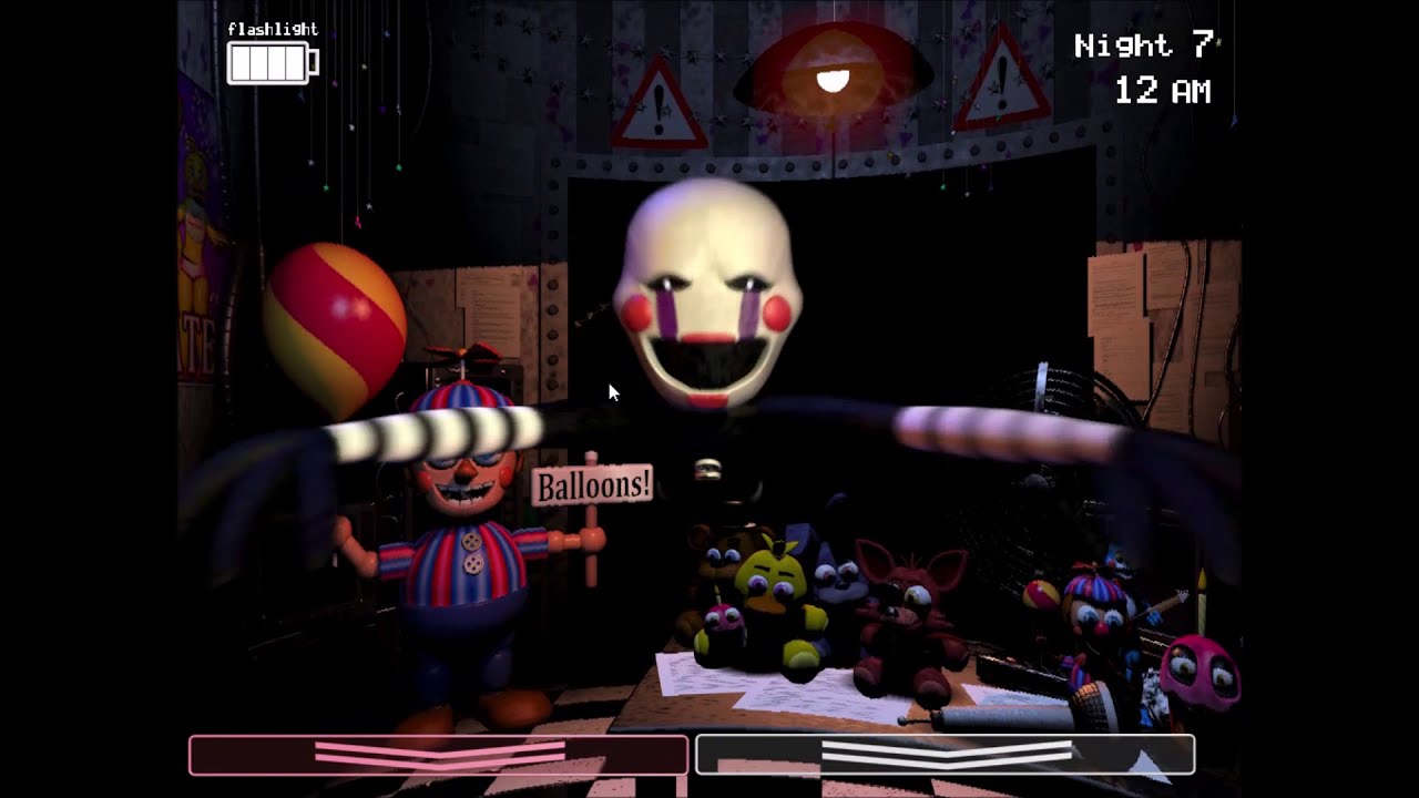 fnaf 2 puppet scared me (old video from 2015) - YouTube
