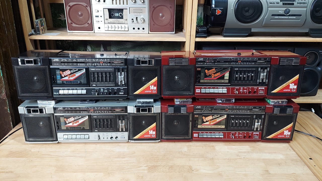 Lô đài Cassette JVC PC30 - JVC PC37 huyền thoại giá bình dân ( LH 0938. ...