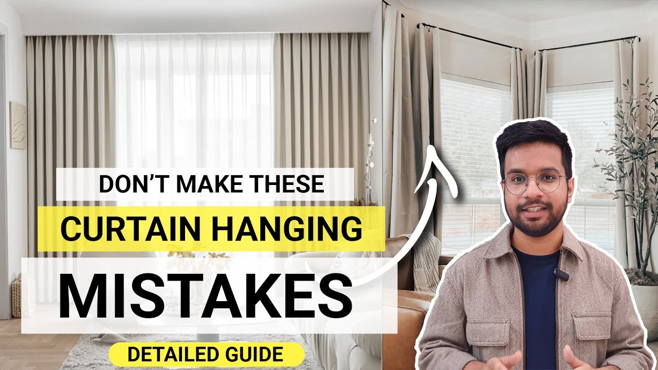 Best Curtain And Blinds | Design Mistakes | Rod vs Tracks | Design ...