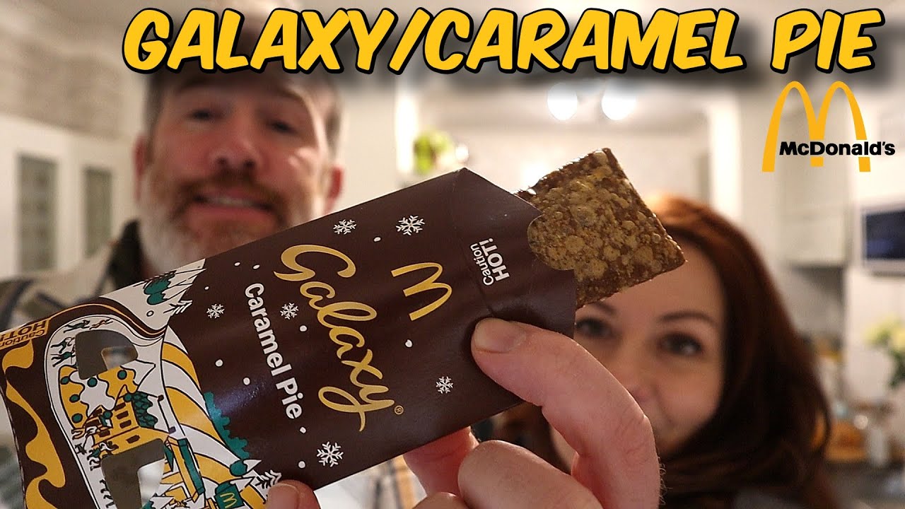 McDonald's Galaxy Caramel EMPTY Pie - YouTube