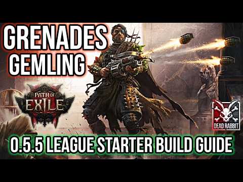 My 0.5.5 League Starter - Grenades Gemling Build Guide