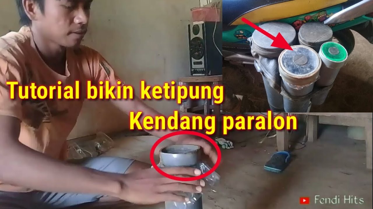 Tutorial Bikin Ketipung Kendang Paralon Dari Botol AQUA - YouTube