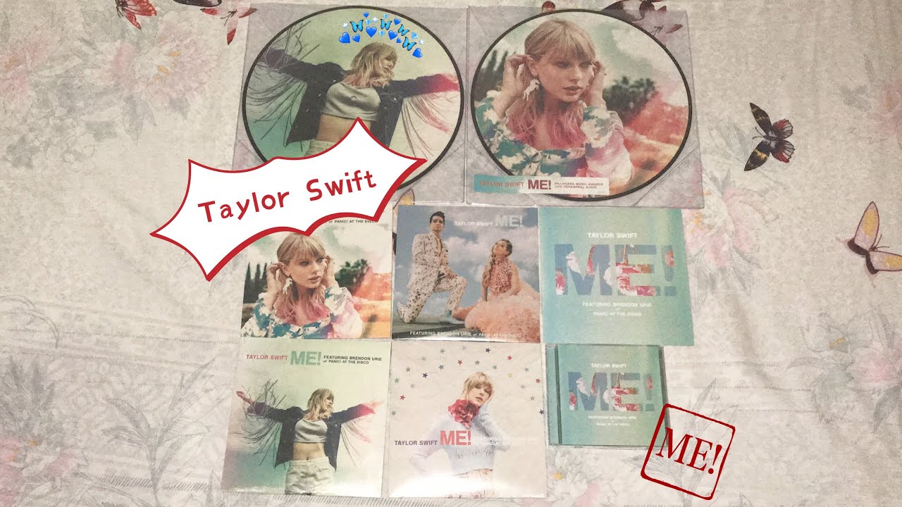 [Unbox] Taylor Swift ME! Vinyls + CD - YouTube