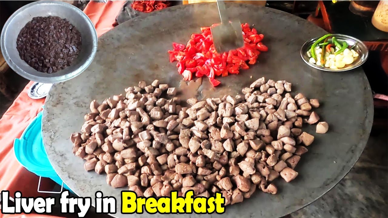 Liver fry tawa kaleji in Breakfast |Kaliji recipe | Karahi Talashi ...