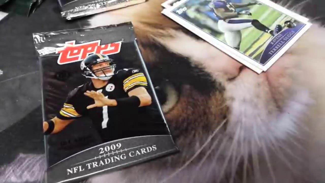 2009 Topps NFL Trading Cards Pack Opening ( Hobby Edition ) - YouTube
