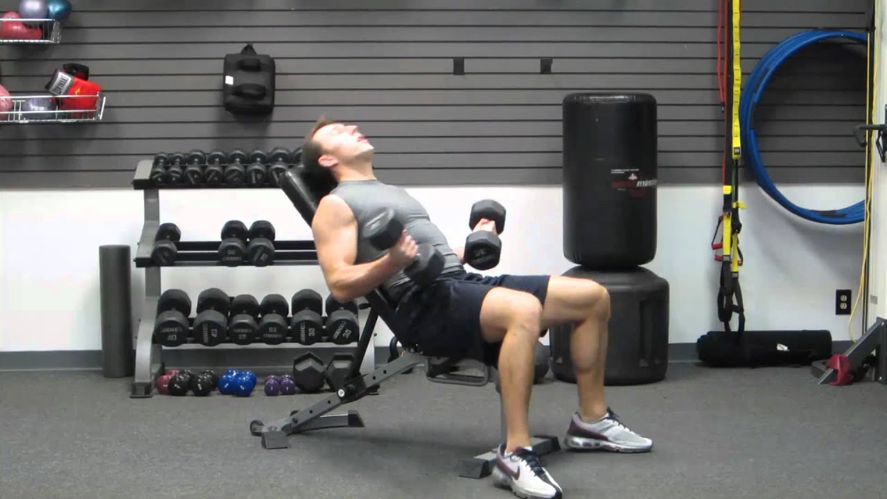 How To Incline Dumbbell Curl Get Bigger Arms Db Bicep Exercise