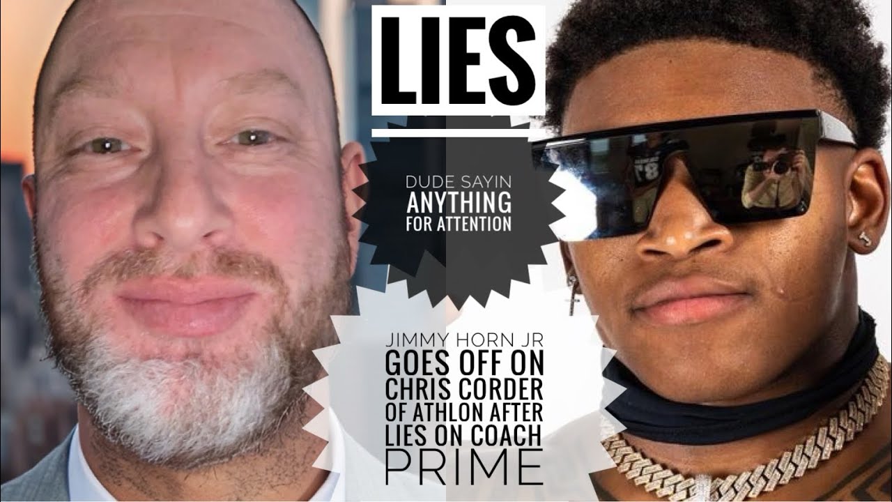 Jimmy Horn Jr GOES OFF On Chris Corder Of Athlon After LIES On Coach ...