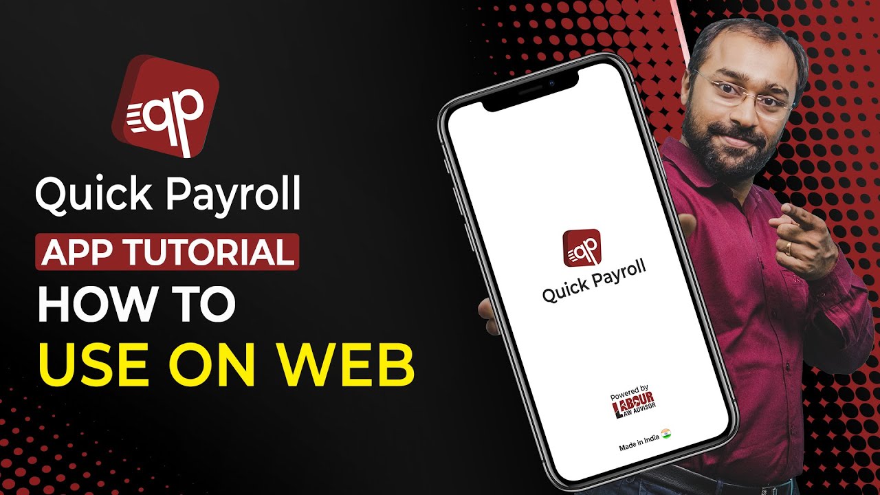 How to Use QuickPayroll on Web | Free Employee Attendance & Payroll app ...