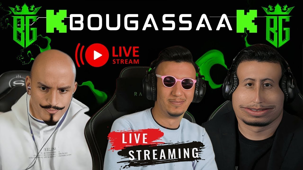 bougassaa live kick clashat - YouTube