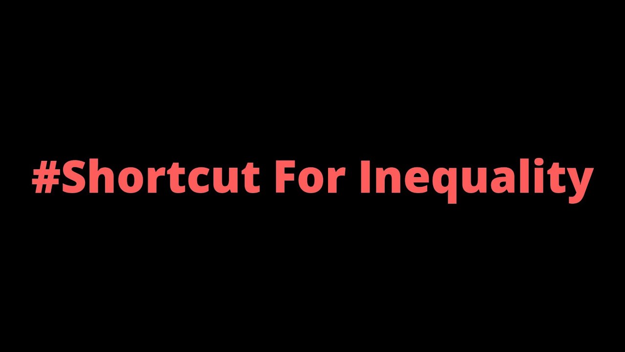भाला Technique shortcut For solving Inequality #shorts - YouTube