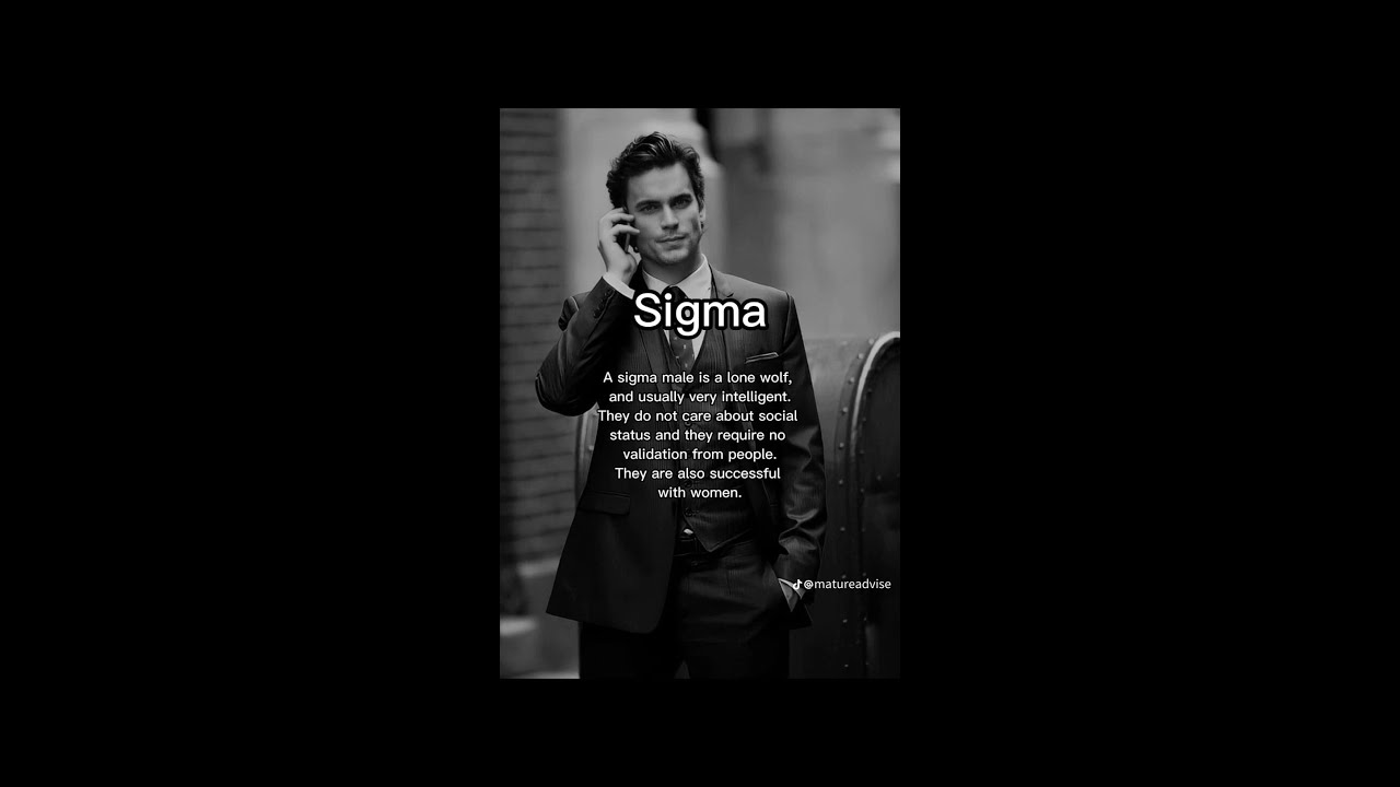 How to become a sigma male, or do you need more lessons to perfect your ...