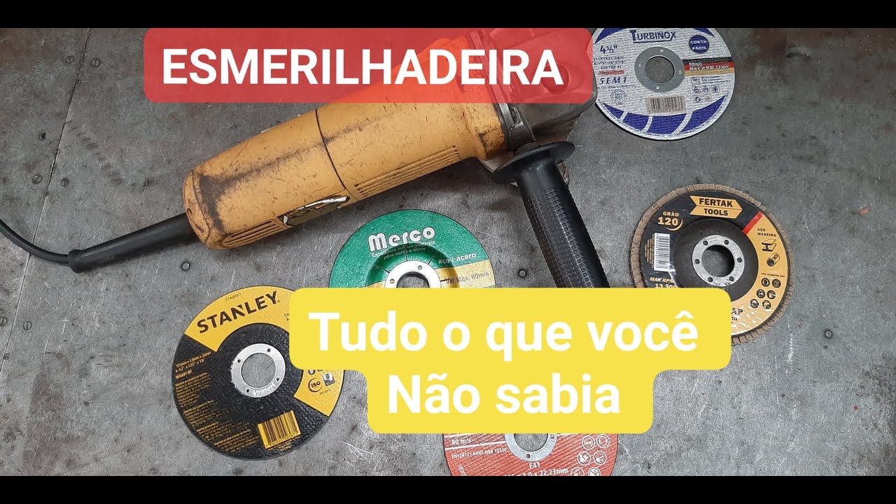 Esmerilhadeira,tudo o que você Não sabia. - YouTube