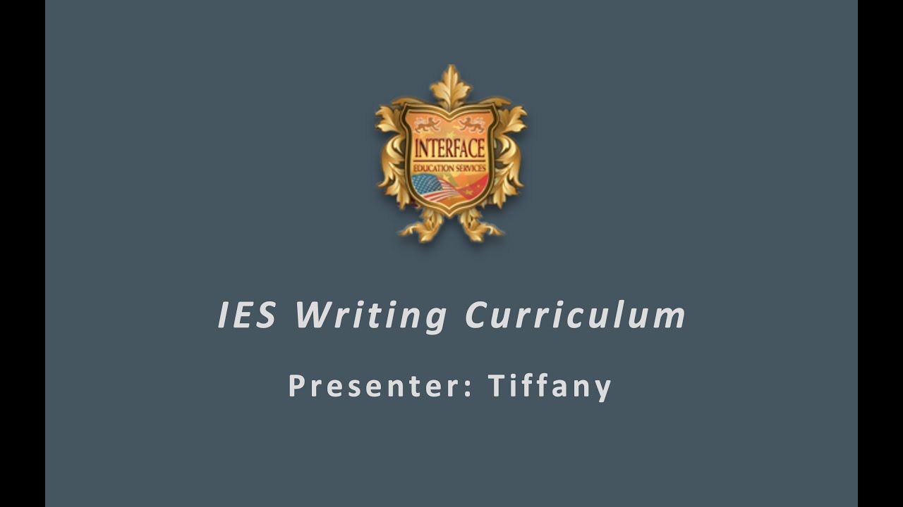 IES Writing Curriculum - YouTube