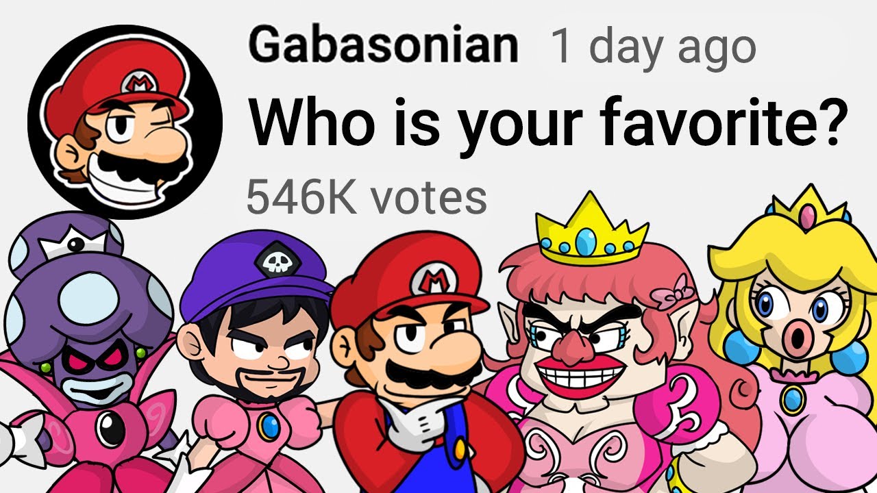 Funny Mario Poll Compilation 9 - Gabasonian - YouTube