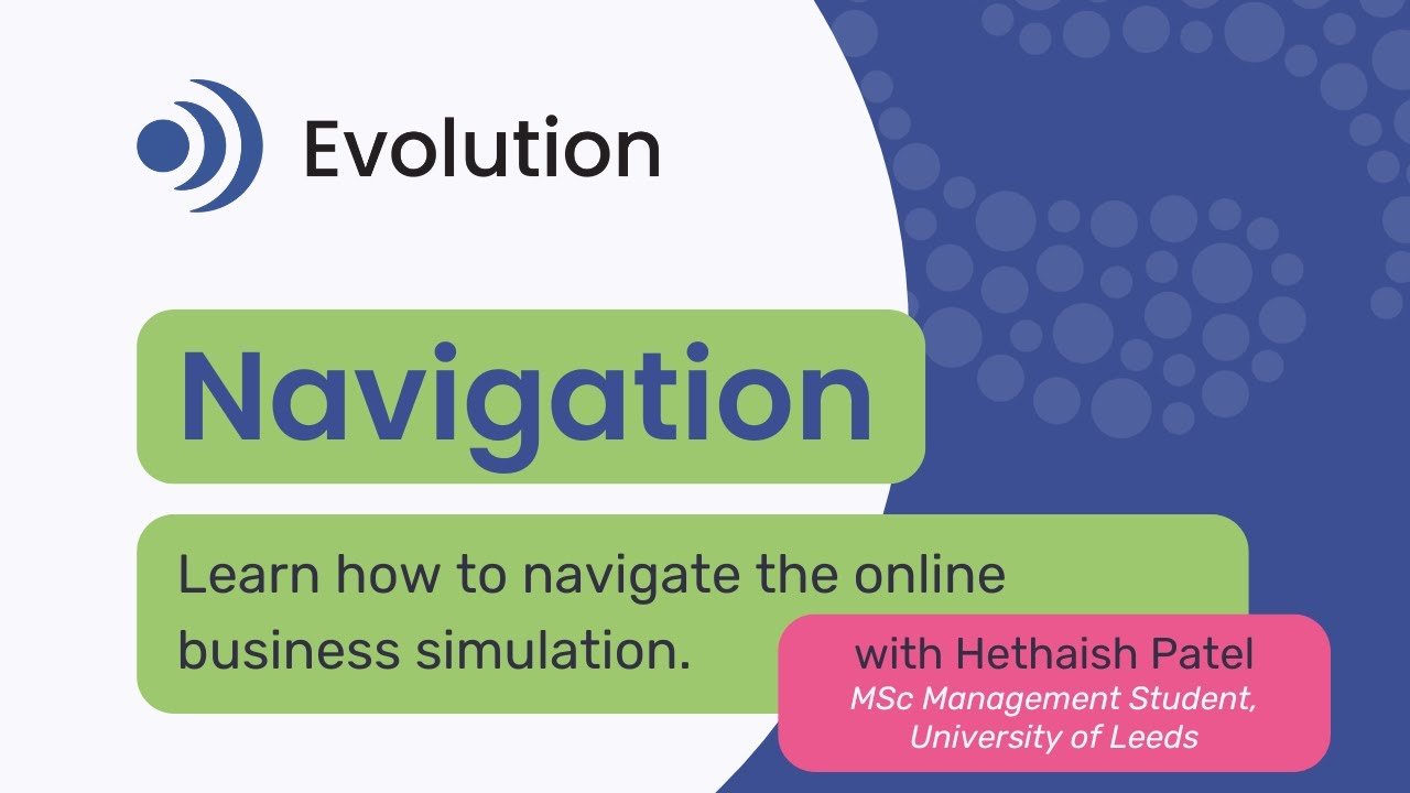 How to navigate the online business simulation, Evolution - YouTube