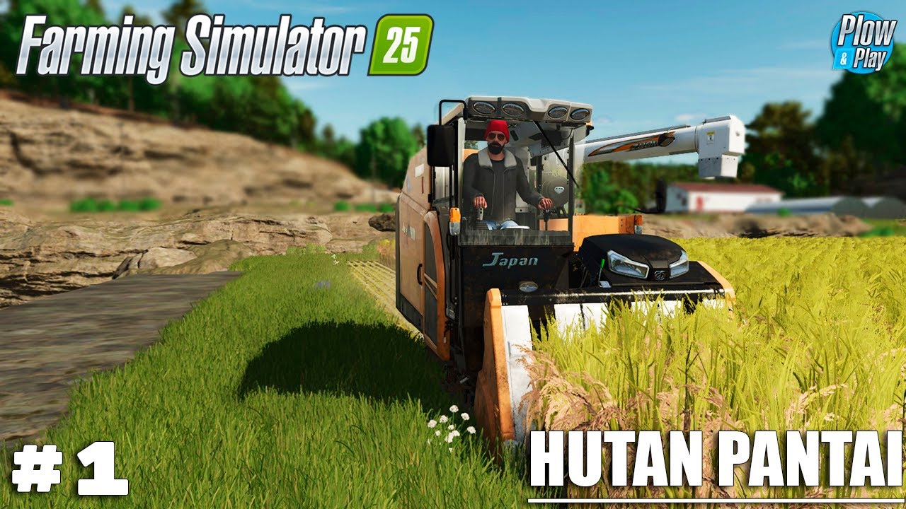 ⛩️ WELCOME to JAPAN 🚜 Farming Simulator 25 - Hutan Pantai 🌱 Plow And ...