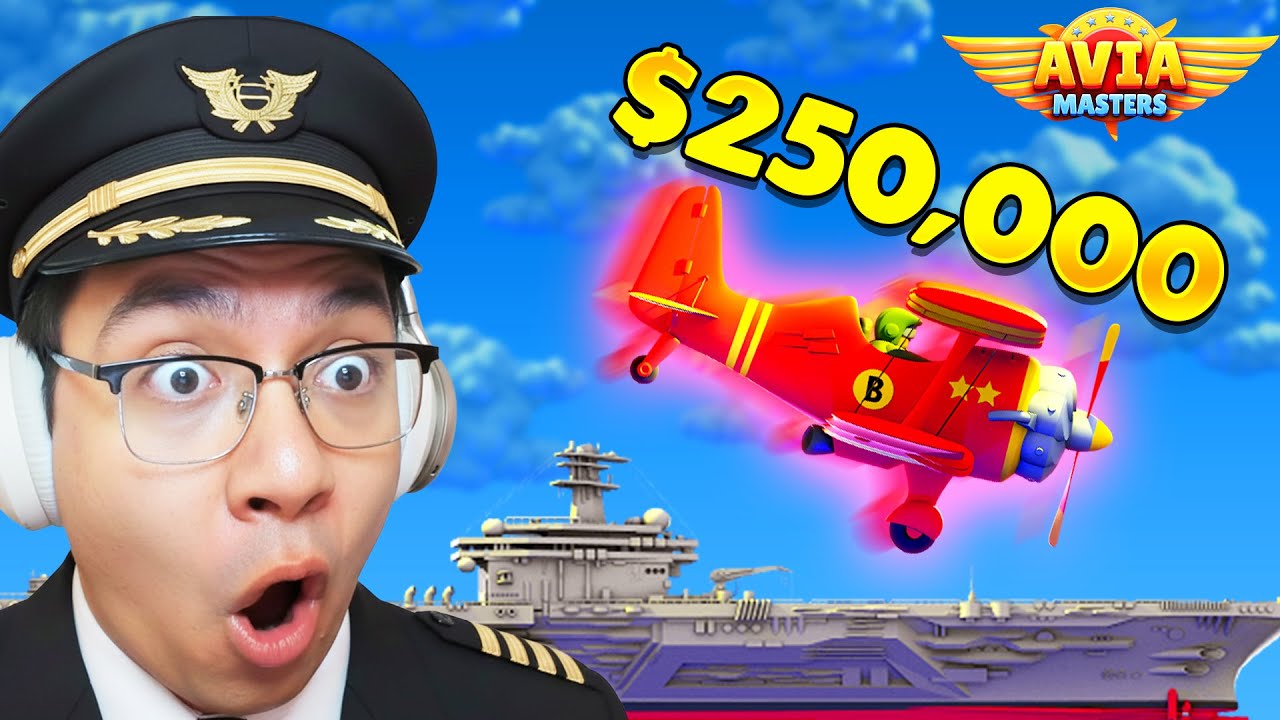 MY BIGGEST WIN EVER ON PLANE GAME! (AVIAMASTERS) - YouTube