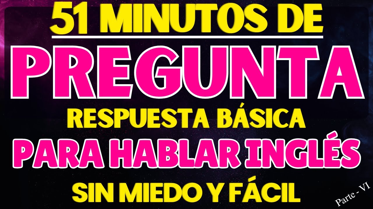 CONVERSACIÓN EN INGLÉS BÁSICO PARA EDUCAR TU OÍDO || EJERCICIO FÁCIL ...