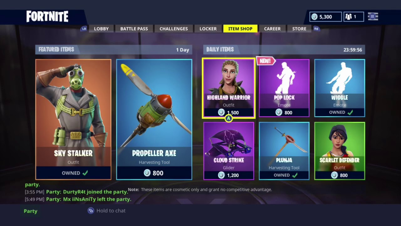 Fortnite NEW “Pop Lock” Emote/Dance In The Shop - YouTube
