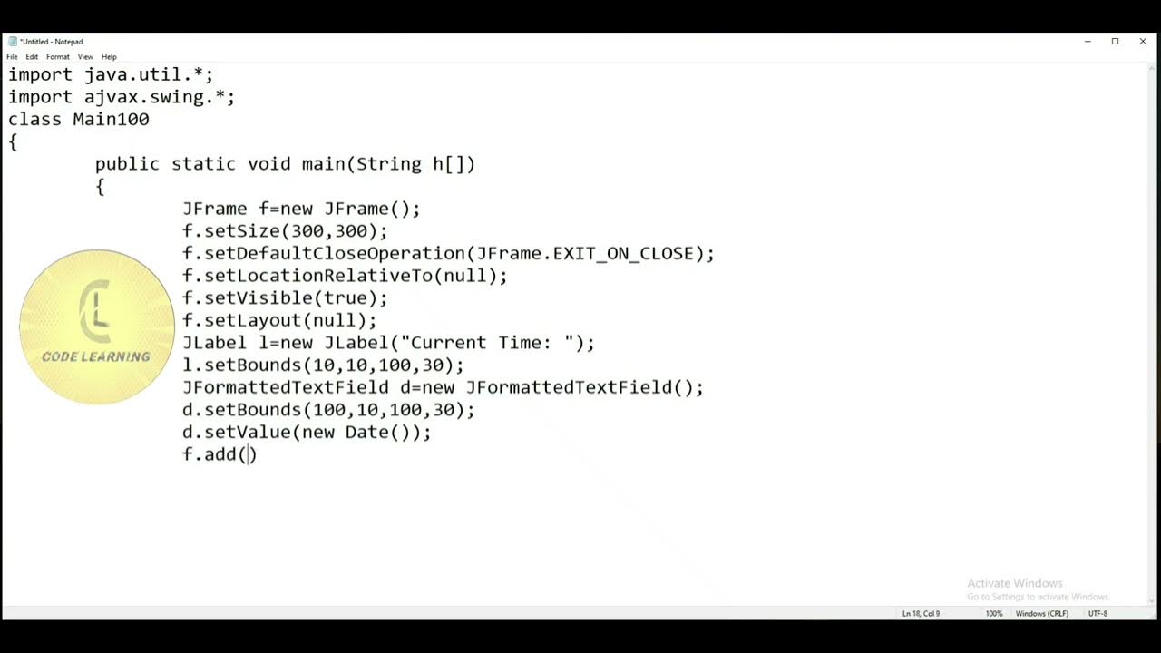 Java | Swing package 'JFormattedTextField' | CodeLearning - YouTube