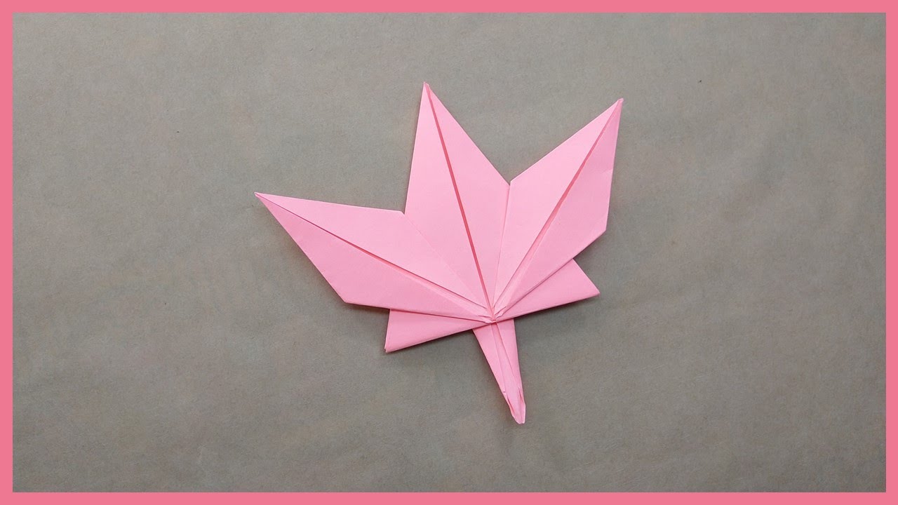 Origami Japanese Maple Leaf Step by Step | Hướng dẫn gấp chiếc lá phong ...