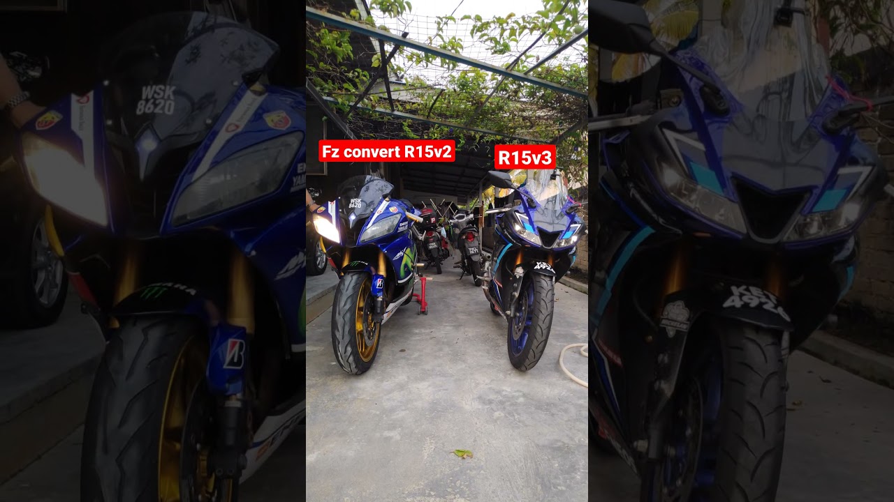 fz convert R15v2 vs R15v3 - YouTube