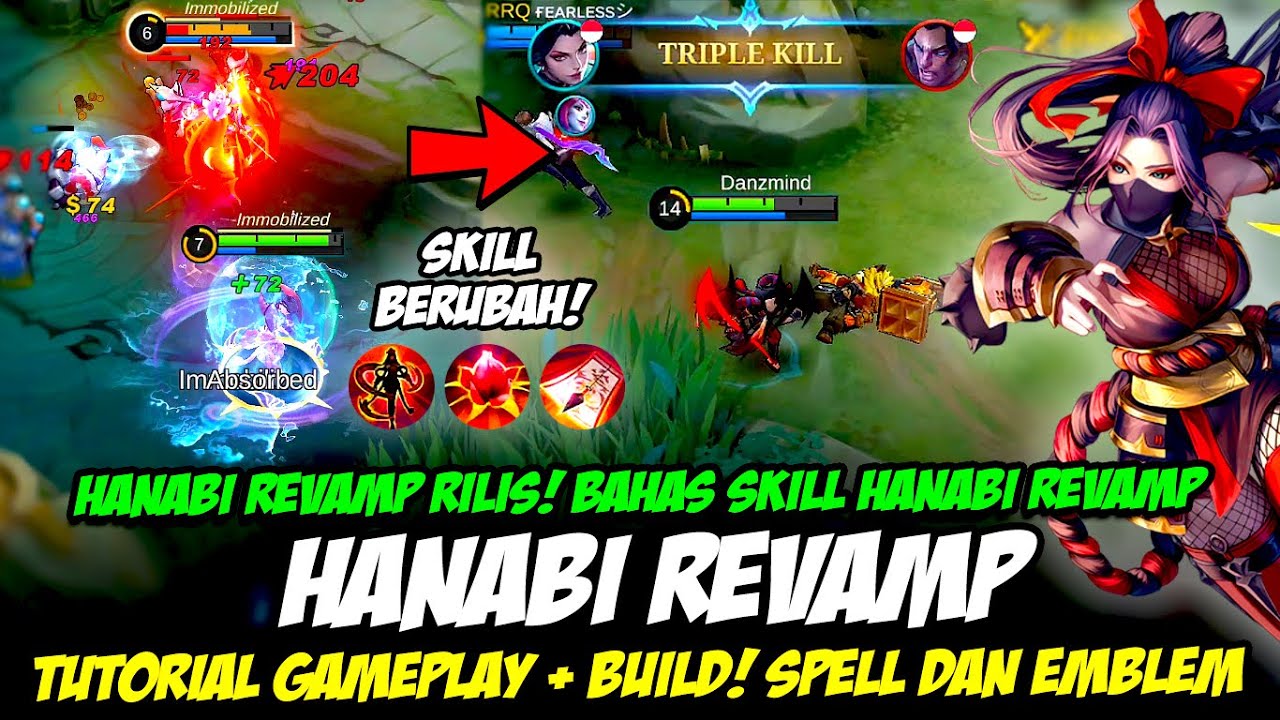 AKHIRNYA HANABI REVAMP RILIS BAHAS SKILL HANABI REVAMP CARA MAIN HANABI ...