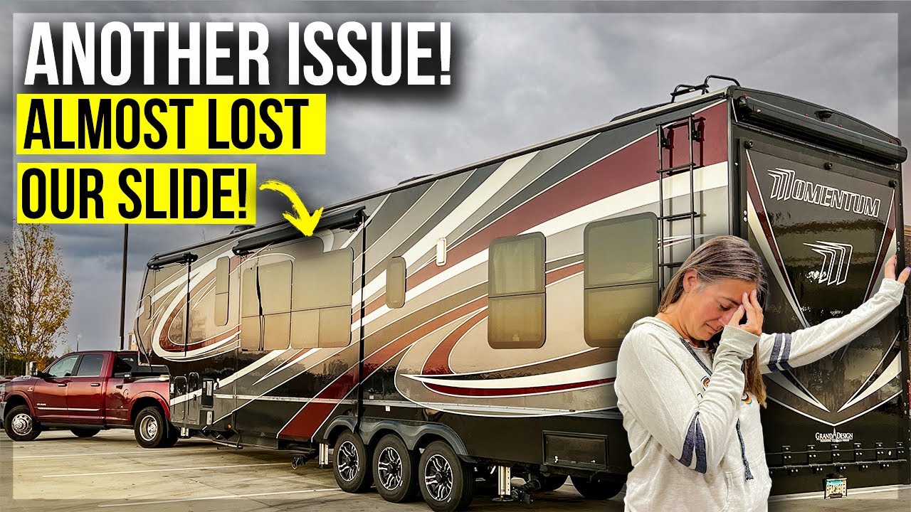 MAIN SLIDE FAIL! 😡 (Moments from a RV LIFE DISASTER in our Grand Design ...