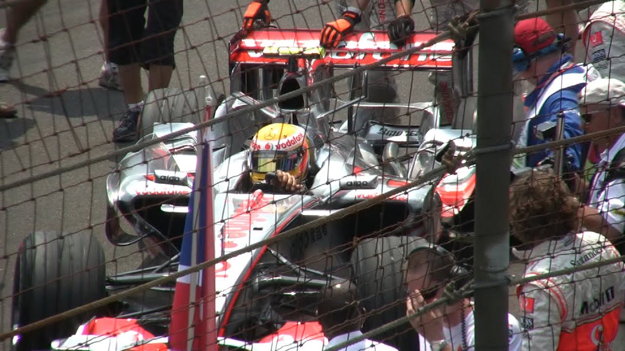 F1 2007 USGP in HD - Day 4: PreRace Grid pt 2 - 25min Home Vid ...