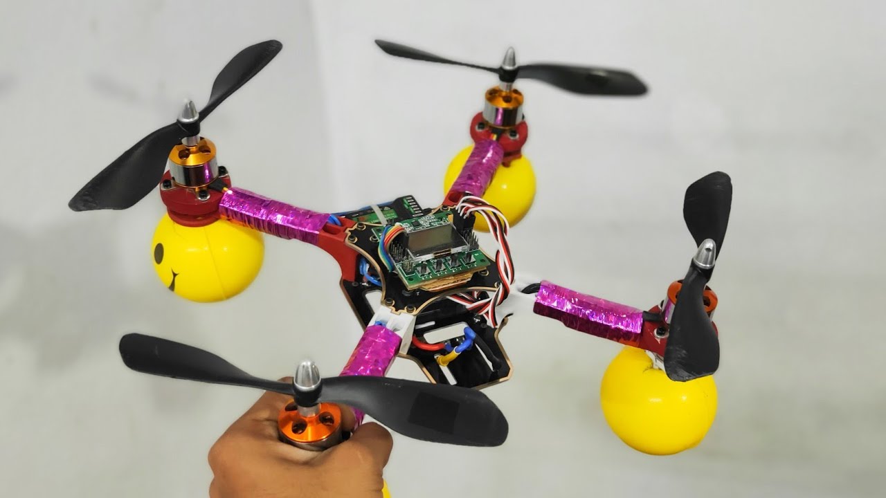 How to make a drone(quadcopter) very easy method - YouTube