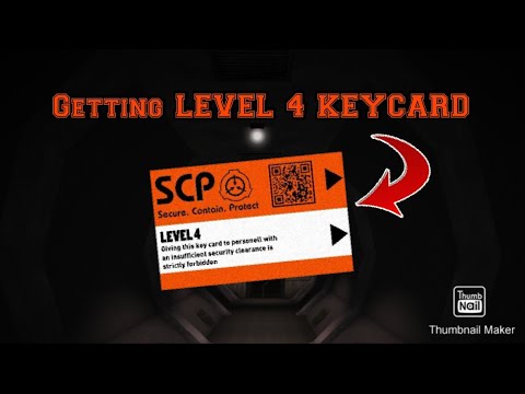 Getting a level 4 Keycard | SCP Containment Breach #2 - YouTube